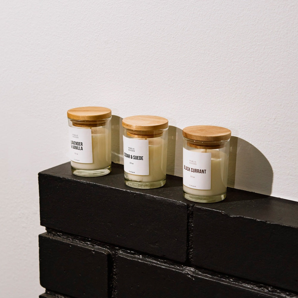 3 Piece Mini Candle Set (3.5 oz) – Public Goods