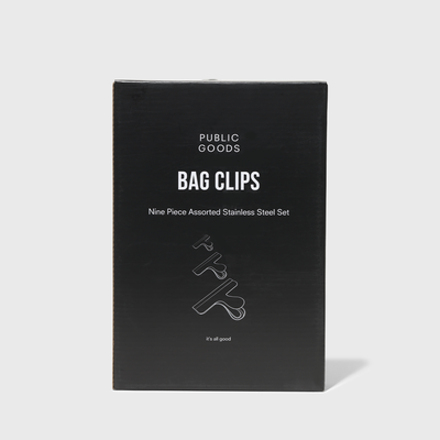 Metal Bag Clips (9 pc) | Varying Sizes Great for Chips, Bread & More ...