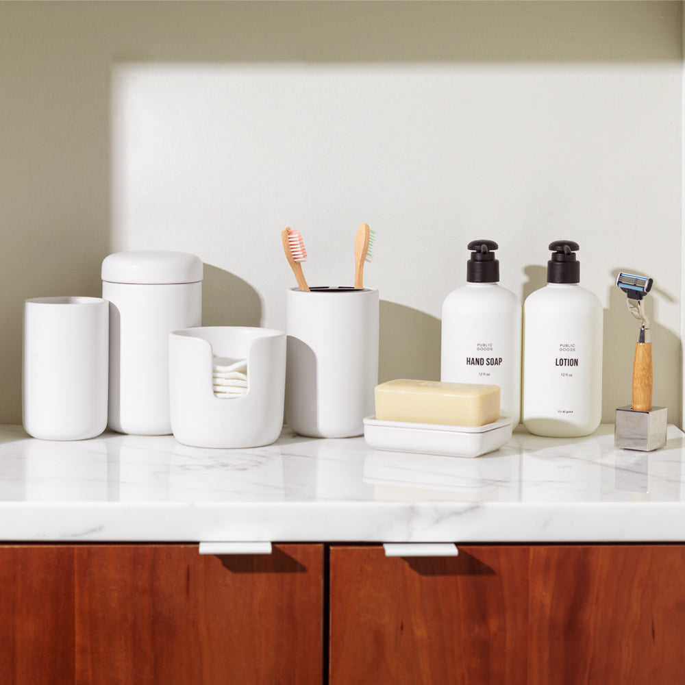 Stoneware Bathroom Tumbler – Public Goods