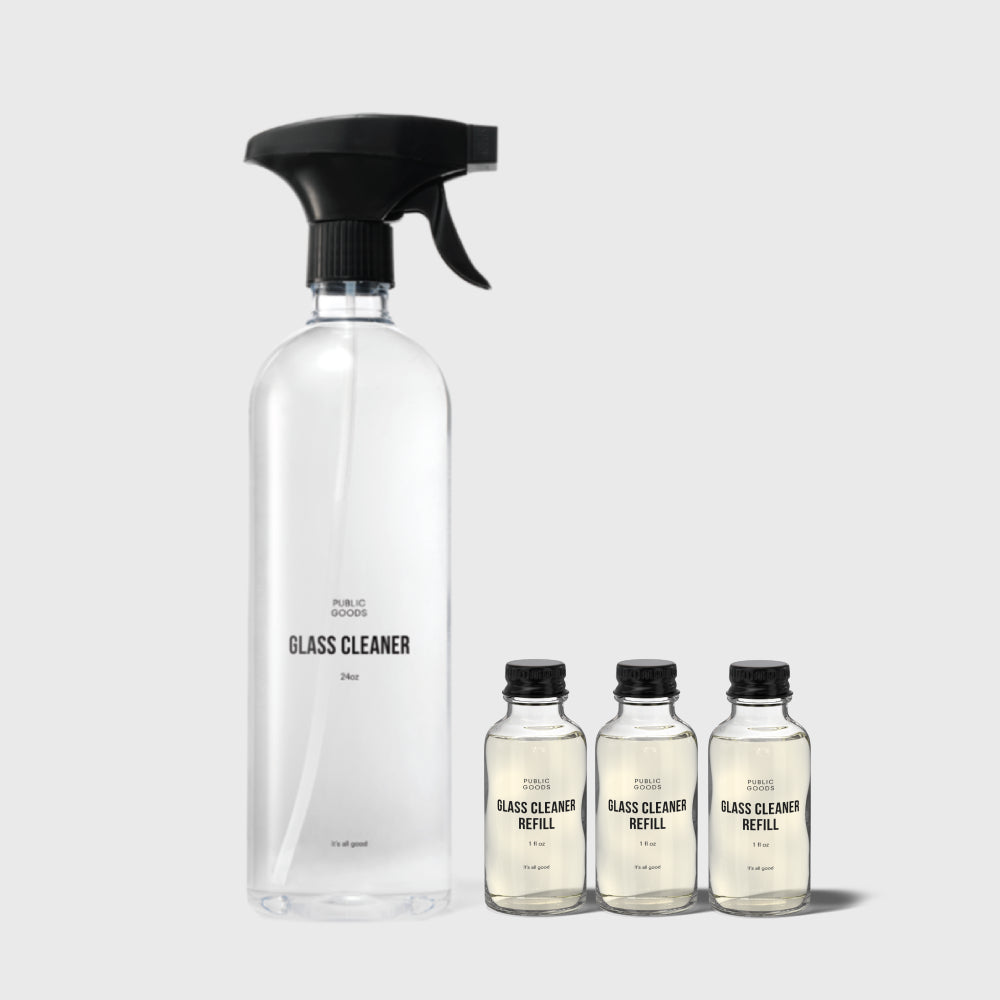 Glass Cleaner & Refills Set – Public Goods