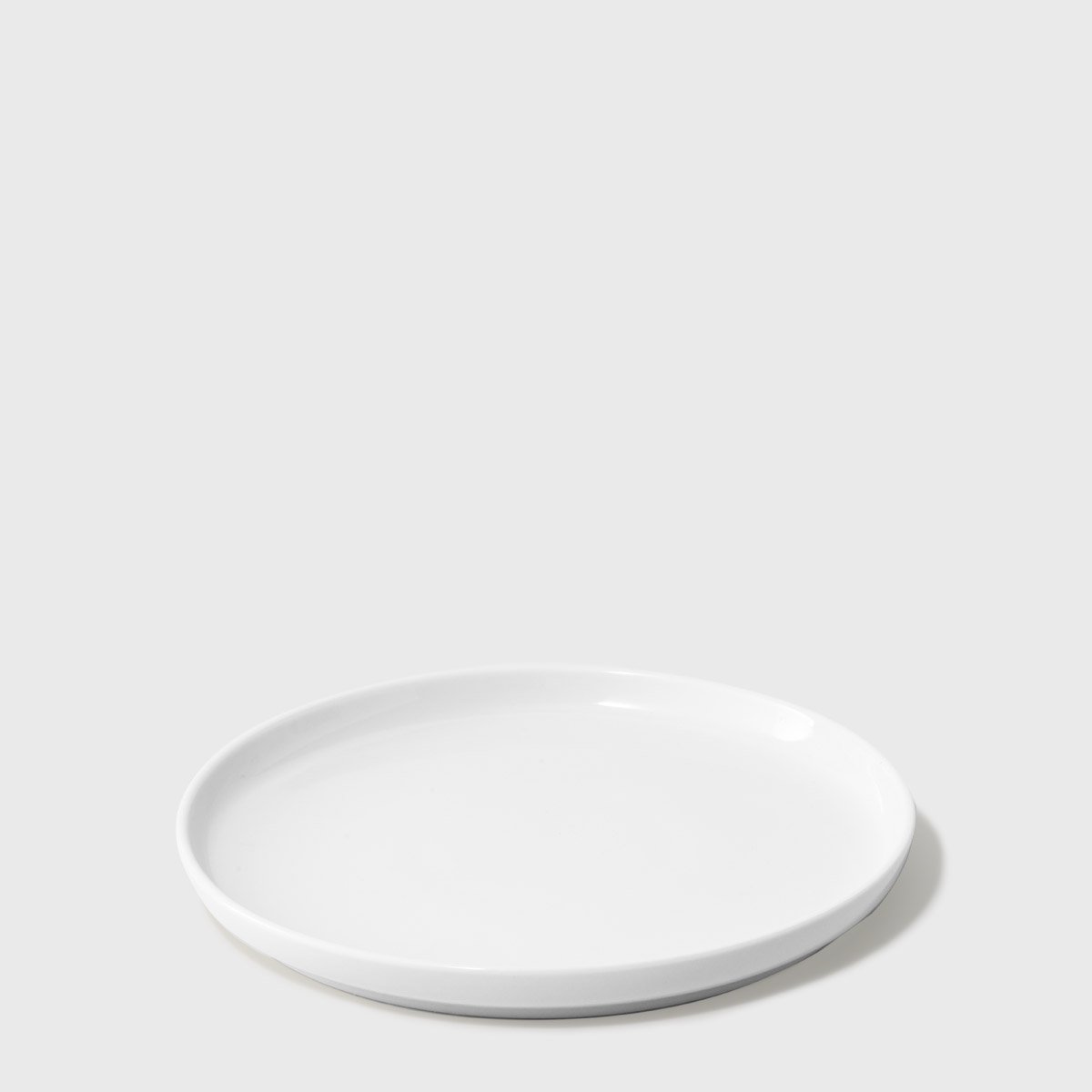 White Ceramic Luncheon Plates (Set of 4) | High Fired Porcelain With a ...
