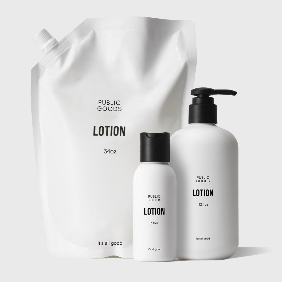 Lotion Travel & Home Set – Public Goods