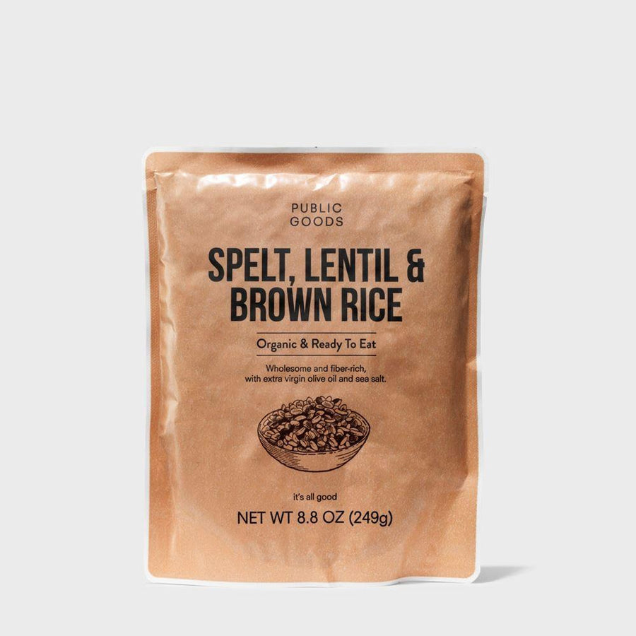 Organic Spelt, Lentil & Brown Rice – Public Goods